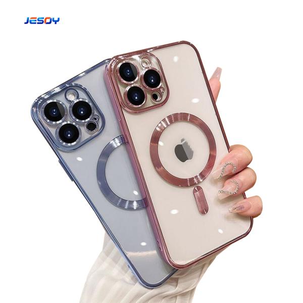 Quality Shockproof Electroplate Phone Case Luxury TPU Phone Covers Customized For iPhone 16 15 14 Pro Max for sale