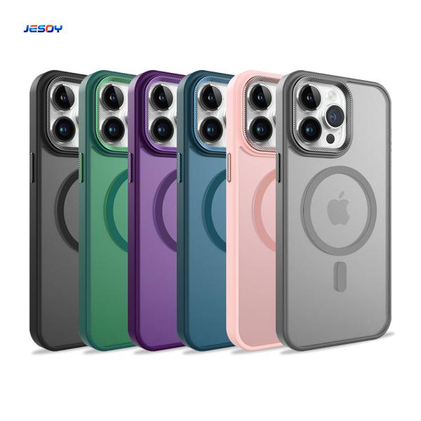 Quality Matte Mag Safe Case Translucent iPhone Shockproof Cover Anti Fingerprint for sale