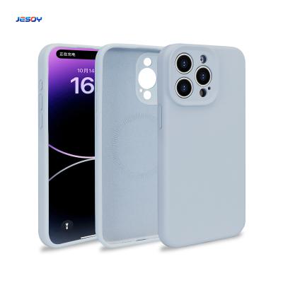 China Anti Slip Silicone Phone Case Custom Magnet iPhone Case Waterproof For iPhone 16 15 Pro Max for sale