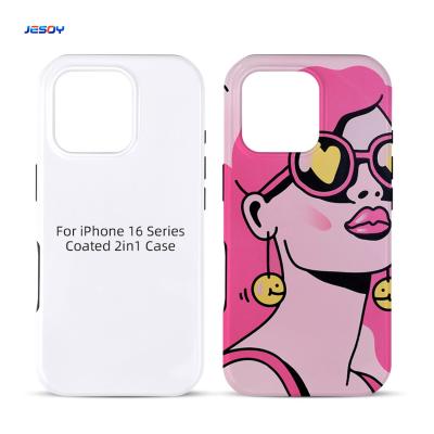 China Glossy / Matte 3D Sublimation Phone Case Blanks Customized TPU PC Phone Case for sale