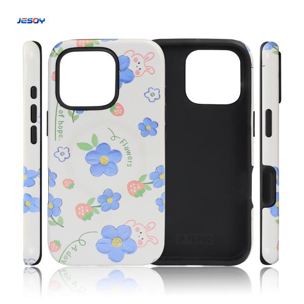 Quality 2 In 1 White 3D Sublimation Blank Mobile Cases Custom iPhone Covers for sale