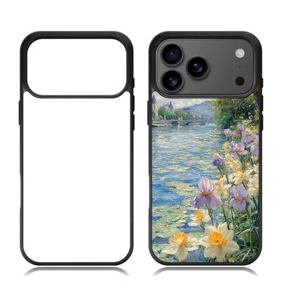 China TPU Sublimation Blank Phone Case Shockproof 2D Mobile Case Black / White / Transparent for sale
