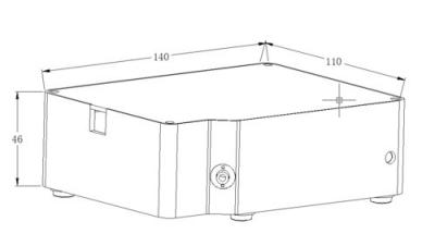 China Software para la eliminación de la difracción Analista de espectro portátil de 140 mm * 110 mm * 46 mm en venta