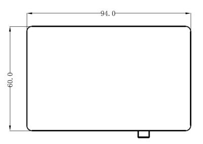 Cina Analisatore di spettro a dimensione biglietto da visita 94 mm*60 mm*36.5 mm Distanza dinamica 300 1 Portatile in vendita