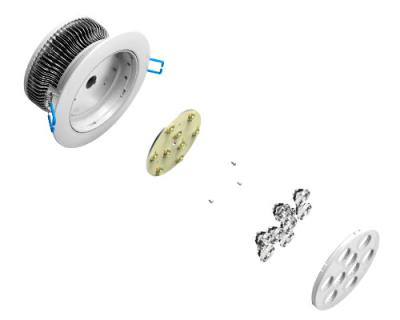 China Eco 9W amistoso Epistar LED abajo que se enciende, lámpara del techo del LED con el CE, RoHS, aprobación del CCC en venta