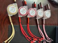 China Wide Device Compatibility Three In One Data Cable 3 In 1 Data Transfer Cable 5V 2.4A for sale