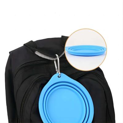 Cina Ciotola in silicone per animali da compagnia per il cibo lento e l'acqua potabile durante le avventure all'aperto in vendita
