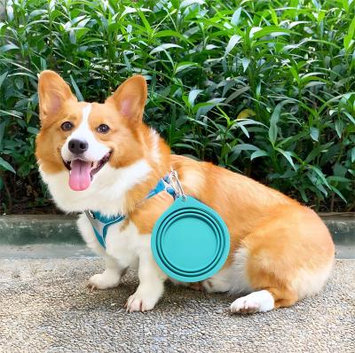 Cina Ciotola in silicone per animali da compagnia per il cibo lento e l'acqua potabile durante le avventure all'aperto in vendita