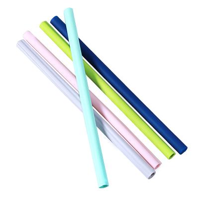 China Shenzhen Sells Bpa Free Silicone Openable Straw for Travel Custom Color 230*11mm/17g for sale