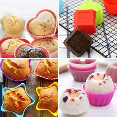 Cina Stampi di pentole di ciambelle in silicone non appiccicoso ideali per la cottura e immagazzinati in varie forme in vendita
