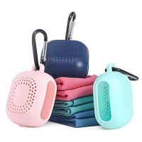 Quality 35g Square Silicone Quick-Drying Towel for Eco-Friendly Environmental Protection for sale