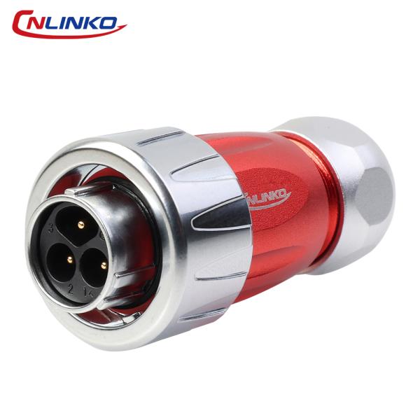 Quality Cnlinko DH 16 Series Locking Screw Type 3 Pin Waterproof Cable Power Plug for sale