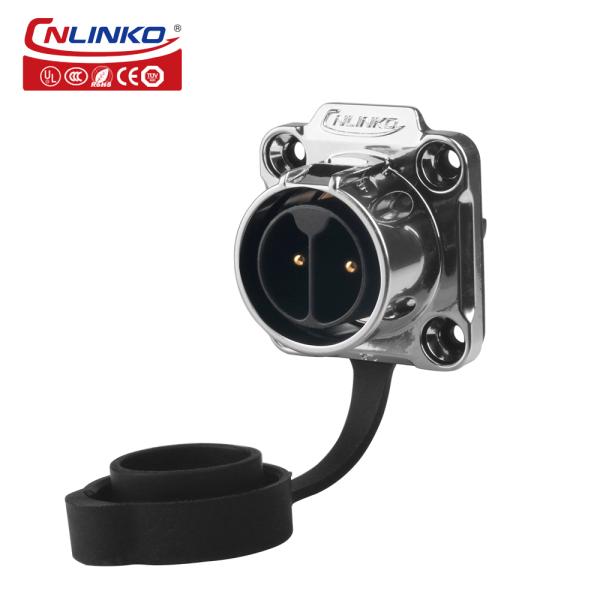 Quality Cnlinko Connector Manufacturer LP20 2 Pin IP68 Screw Type Waterproof Wire for sale