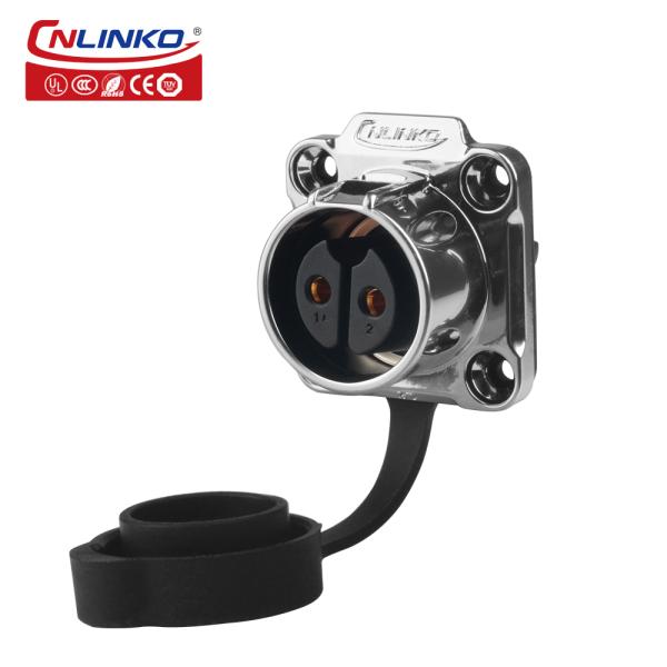Quality Cnlinko Connector Manufacturer LP20 2 Pin IP68 Screw Type Waterproof Wire for sale
