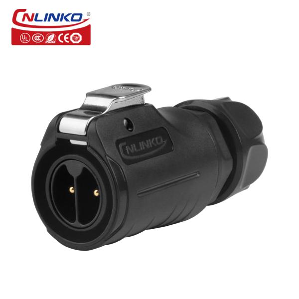 Quality Cnlinko LP20 Series 2 Pole Locking Screw Type LP-20-2 Pin Wiring Screw Plastic for sale