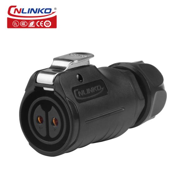 Quality Cnlinko LP20 Series 2 Pole Locking Screw Type LP-20-2 Pin Wiring Screw Plastic for sale