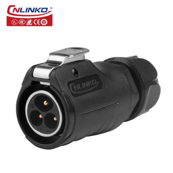 Quality Cnlinko Connector Manufacturer LP20 M20 3 Pin IP68 Screw Type Pin Wiring Screw for sale