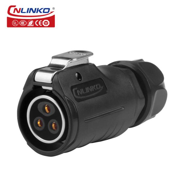 Quality Cnlinko Connector Manufacturer LP20 M20 3 Pin IP68 Screw Type Pin Wiring Screw for sale