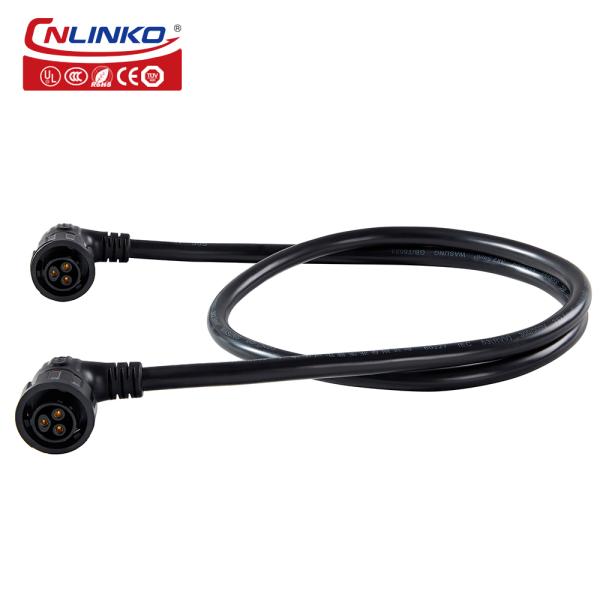 Quality Cnlinko YM 20 3 Pin Overmolded Plastic and Wire Circular IP68 Waterproof for sale