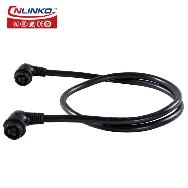Quality Cnlinko YM 20 3 Pin Overmolded Plastic and Wire Circular IP68 Waterproof for sale