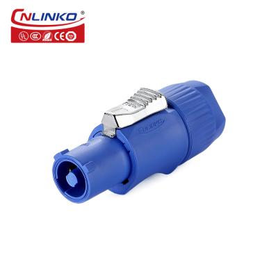 China Cnlinko  Powercon Outdoor Lighting Waterproof 3 Pin Wire Connector for Led Screen Application Powercon for sale