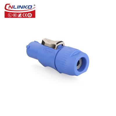 China Cnlinko  Powercon Outdoor Lighting Waterproof 3 Pin Wire Connector for Led Screen Application Powercon for sale