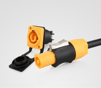 China M24 YF-24 3 Pin Socket Plug IP68 Powercom Outdoor Cnlinko Male Waterproof Connector for sale