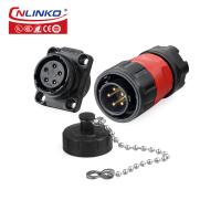 China 5 Pin Plug Wiring Waterproof Connector with Bayonet Socket Wiring Cable for sale