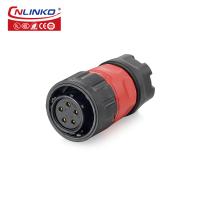 China 5 Pin Plug Wiring Waterproof Connector with Bayonet Socket Wiring Cable for sale