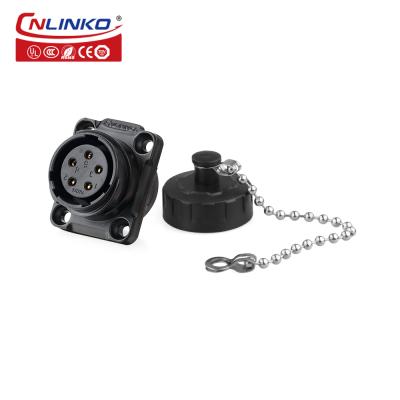 China 5 Pin Plug Wiring Waterproof Connector with Bayonet Socket Wiring Cable for sale