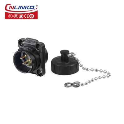 China 5 Pin Plug Wiring Waterproof Connector with Bayonet Socket Wiring Cable for sale