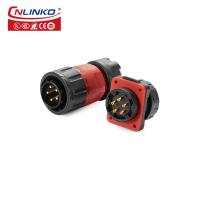 China 5 Pin Plug Wiring Waterproof Connector with Bayonet Socket Wiring Cable for sale