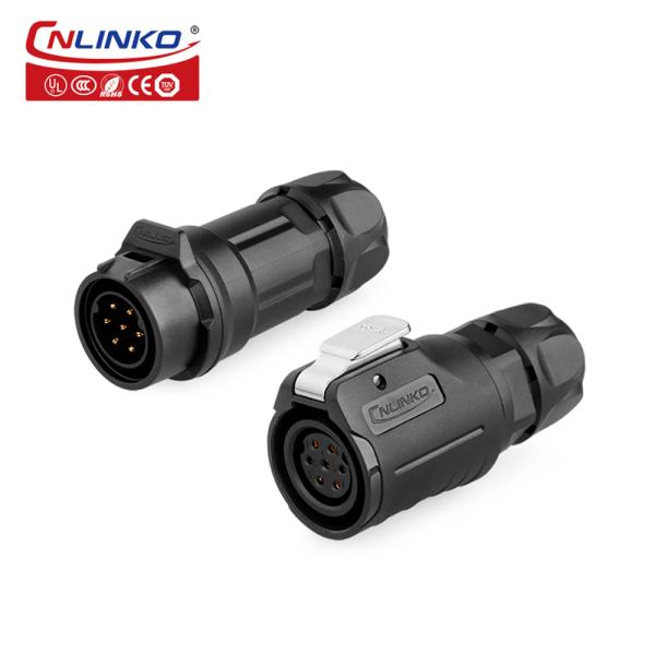 Quality Cnlinko LP16 Connectors Plastic Connector 2 3 4 5 7 8 9 Pin Waterproof Plug Wire for sale