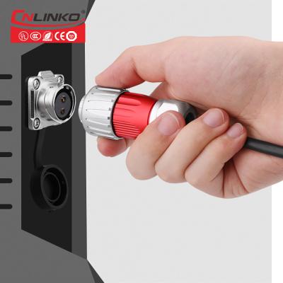 China CNLINKO DH24 2 3 4 5 7 9 12 Pin Power Connector IP68  Waterproof  Connector for sale