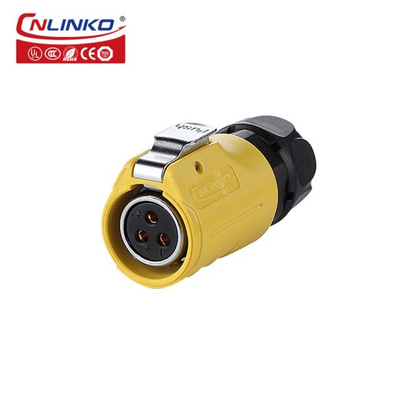 Quality Cnlinko Connector M20 High Current Battery Connector 3 Pin Plastic and Metal for sale