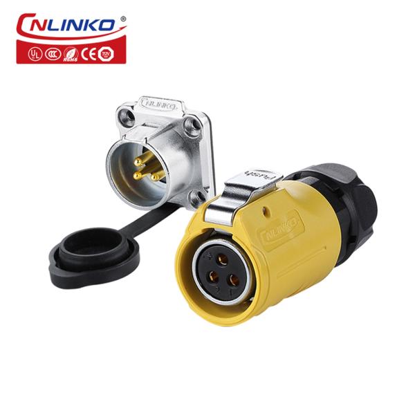 Quality Cnlinko Connector M20 High Current Battery Connector 3 Pin Plastic and Metal for sale