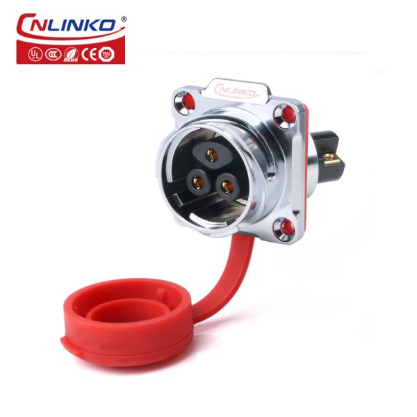 Quality M24 Electrical 3 Pin Industrial Waterproof Power Connector IP68 Waterproof for sale