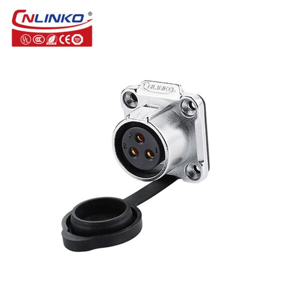 Quality CNLINKO Competitive LP20 Solder Type Front Panel Mount 3 Pin Waterproof IP68 Pin for sale