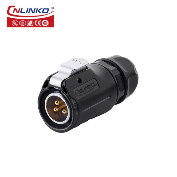 Quality CNLINKO Competitive LP20 Solder Type Front Panel Mount 3 Pin Waterproof IP68 Pin for sale