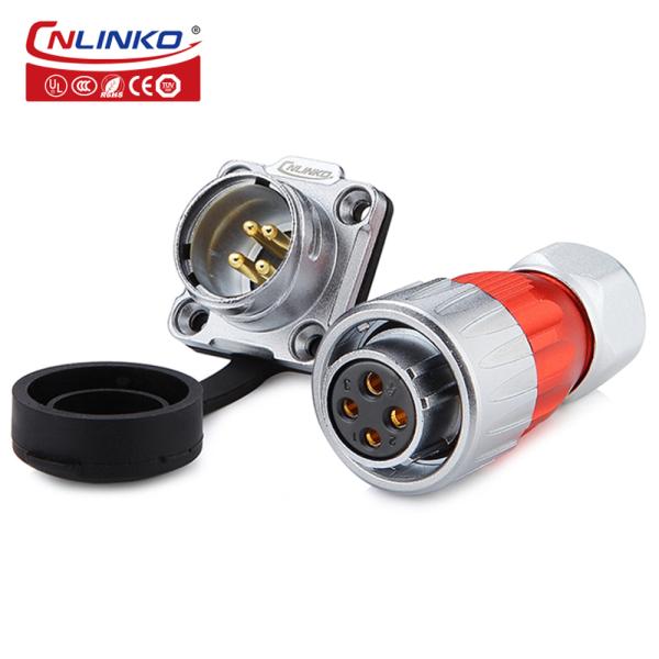 Quality Cnlinko Waterproof Power Plug 20A 4 Pin Connector for Led Lighting for sale