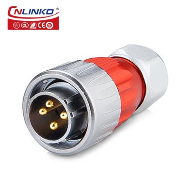 China Cnlinko Waterproof Power Plug 20A 4 Pin Connector for Led Lighting for sale
