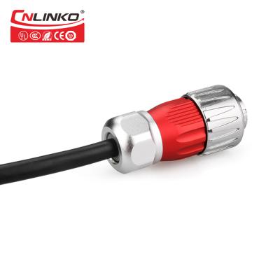 China CNLINKO M20 Harness Battery Terminal Adapters Connecting 4 Pin Power Connector Waterproof IP68 for sale