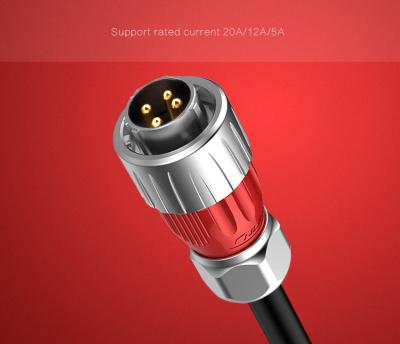 China CNLINKO Waterproof Electrical Male Female Connector 3 Pole Wire Plug Socket 3 Pin Power Connector for sale