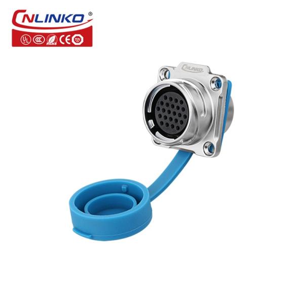 Quality Metal Shell M24 10 Pin Waterproof Circular Connector Automotive 10 Contact Power for sale