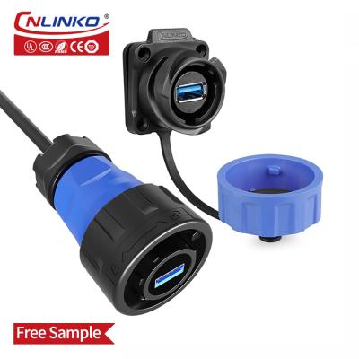 China Stable Quality Popular M24 Plastic USB Data Connector for Office and Industry for sale