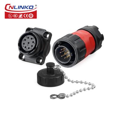 China CNLINKO Connector Supplier YM Series M20 Plug and Socket Plastic Shell 9 Pin Connector Waterproof Connectors Pins for sale