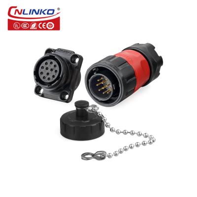 China 12 Pin Cnlinko Plug and Socket 12 Pin Wiring Harness Multi  Wire Connector Pins Cable Socket Connector for sale