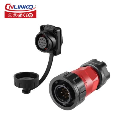 China 9 Pin M20 Waterproof Plug and Socket Connector Car Electric Vehicle Power Supply Installed Waterproof Connector for sale