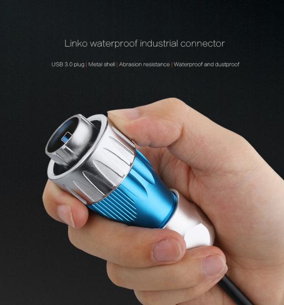 Quality China Manufacturers Wholesale Multi USB IP68 Connector Cable Waterproof Mounting for sale