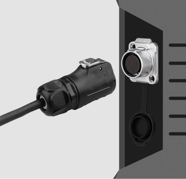 Quality CNLINKO 12 Pin Electrical Connector M20 Circular Connector 5A Panel Mount Screws for sale